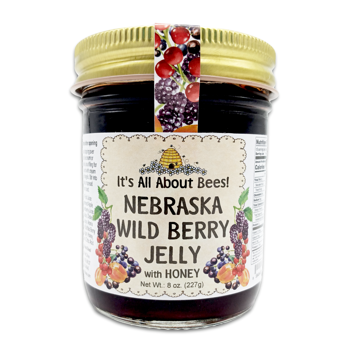 Jelly Nebraska Wild Berry With Honey – It’s All About Bees!