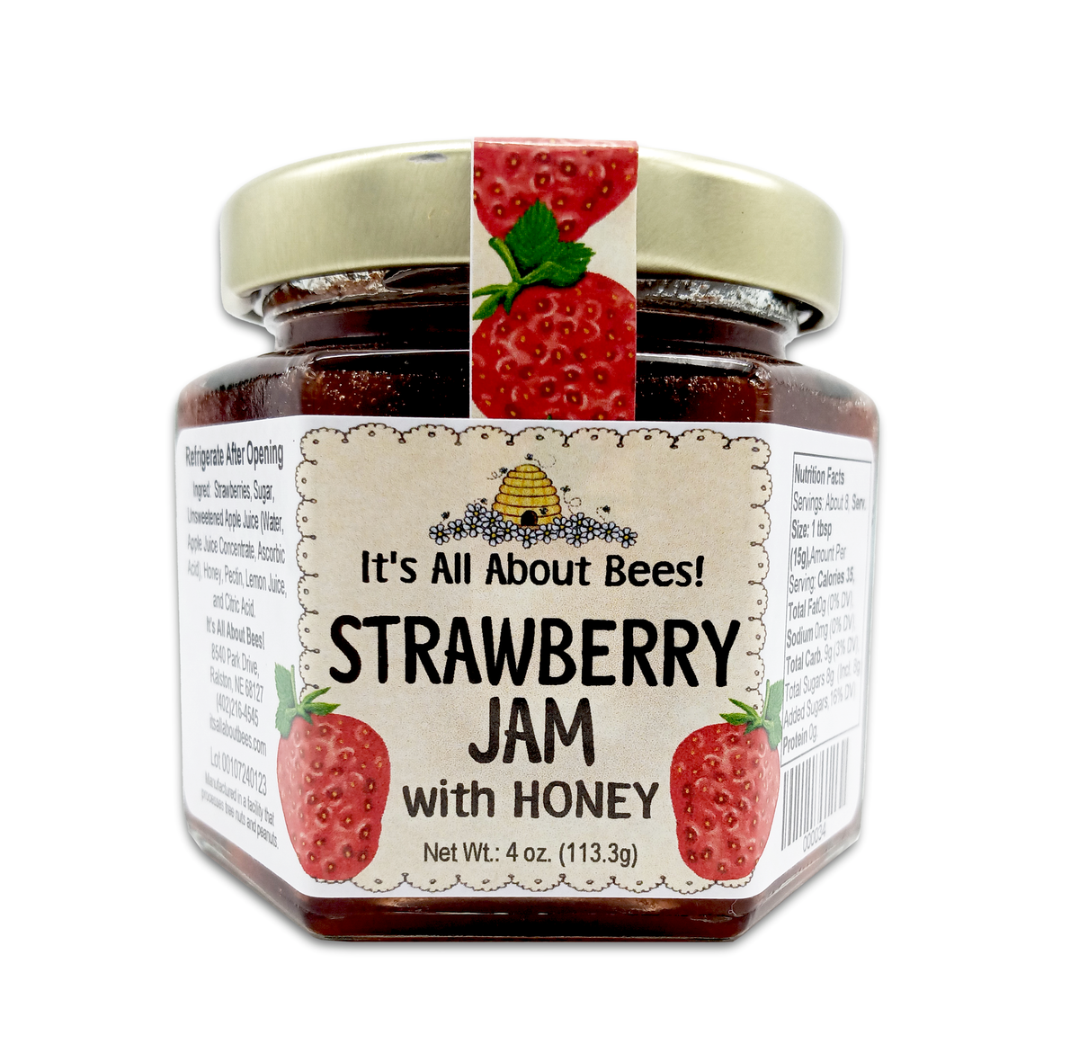 Jam Strawberry With Honey – It’s All About Bees!