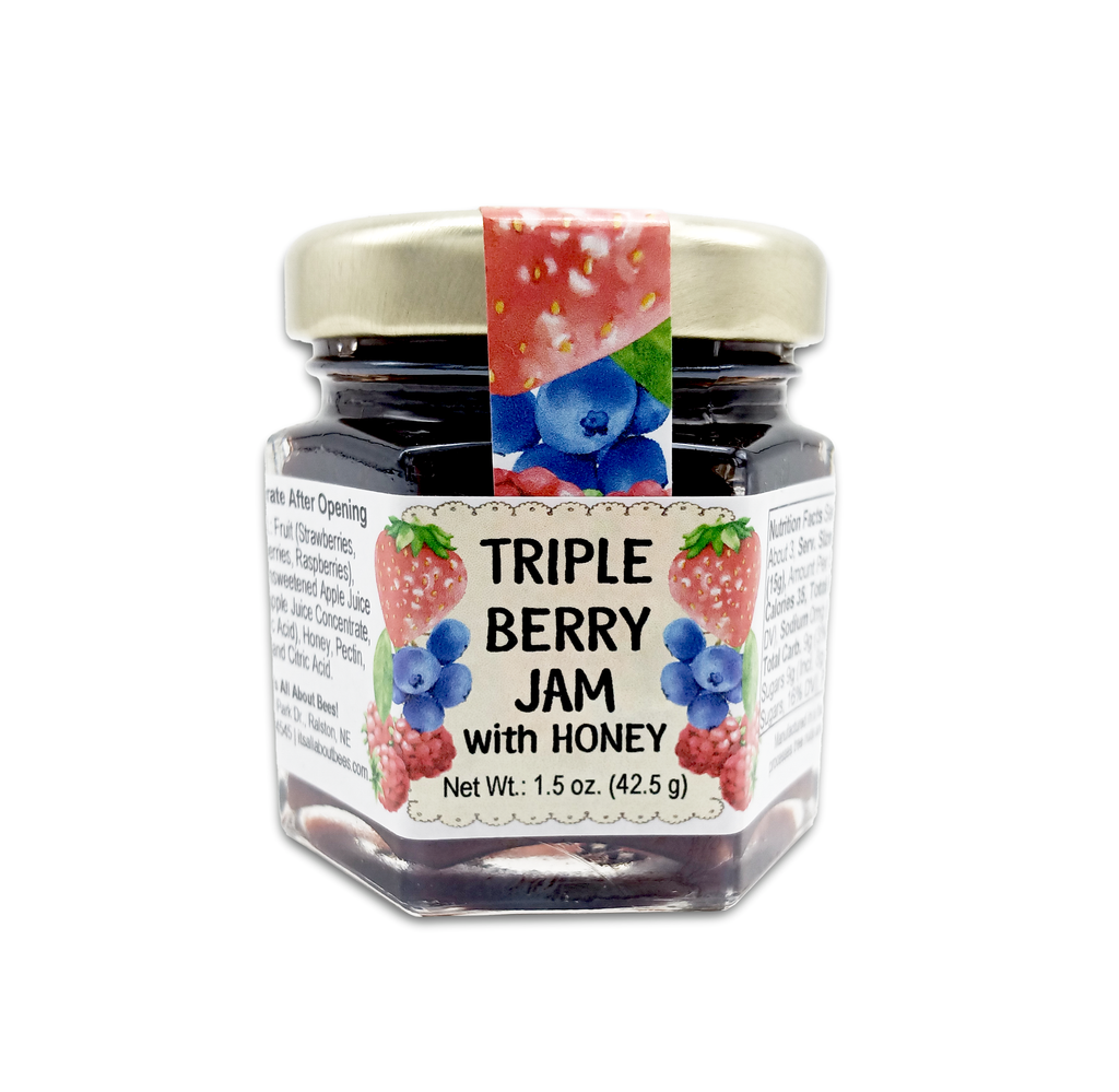 Jam Triple Berry With Honey – It’s All About Bees!