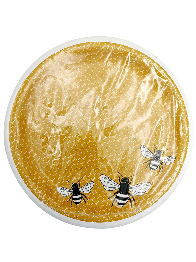 Kitchen Paper Plates Medium Yellow with Bees – It’s All About Bees!