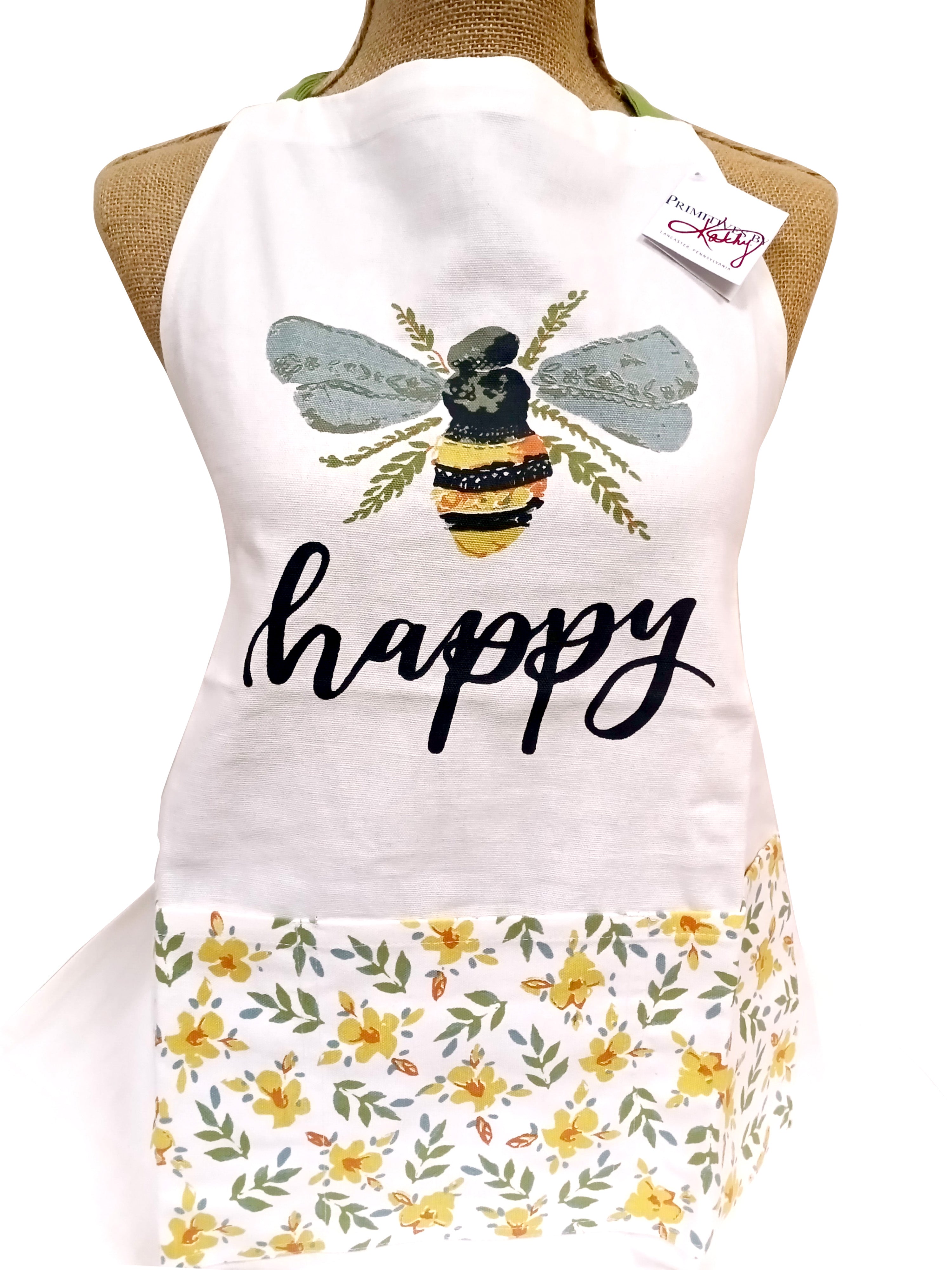 Kitchen Apron Bee Happy – It’s All About Bees!